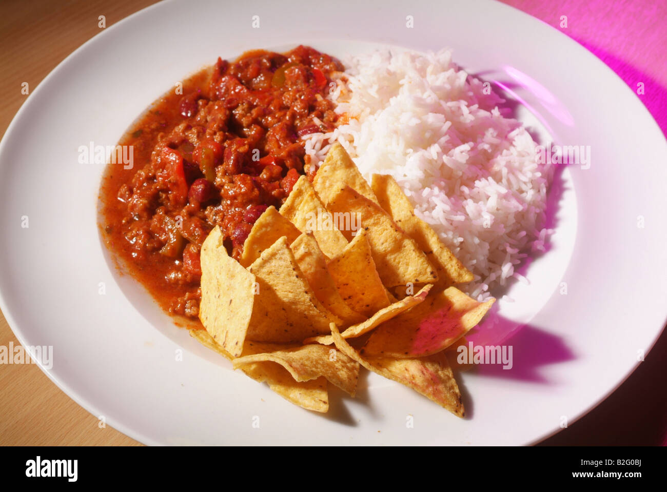 Chilli Con Carne Rice High Resolution Stock Photography and Images - Alamy