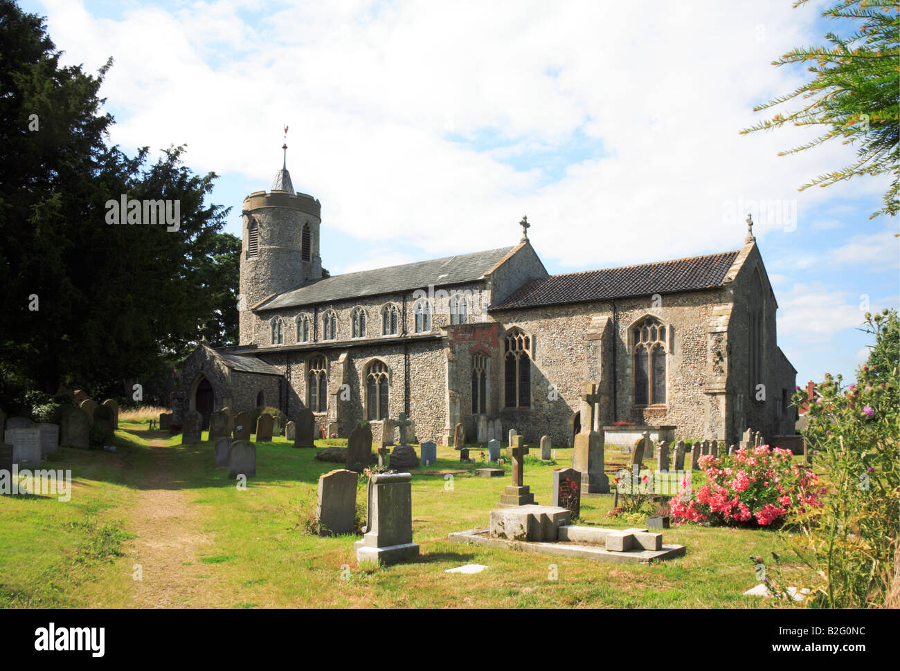 Church of Saint Mary at Long Stratton, Norfolk, UK Stock Photo - Alamy