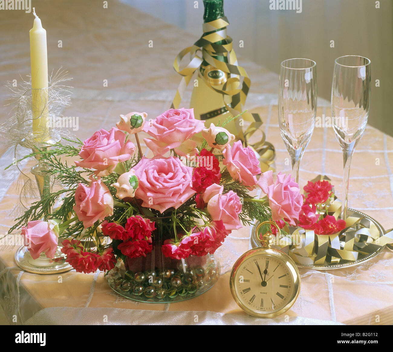 bouquet with roses Stock Photo - Alamy