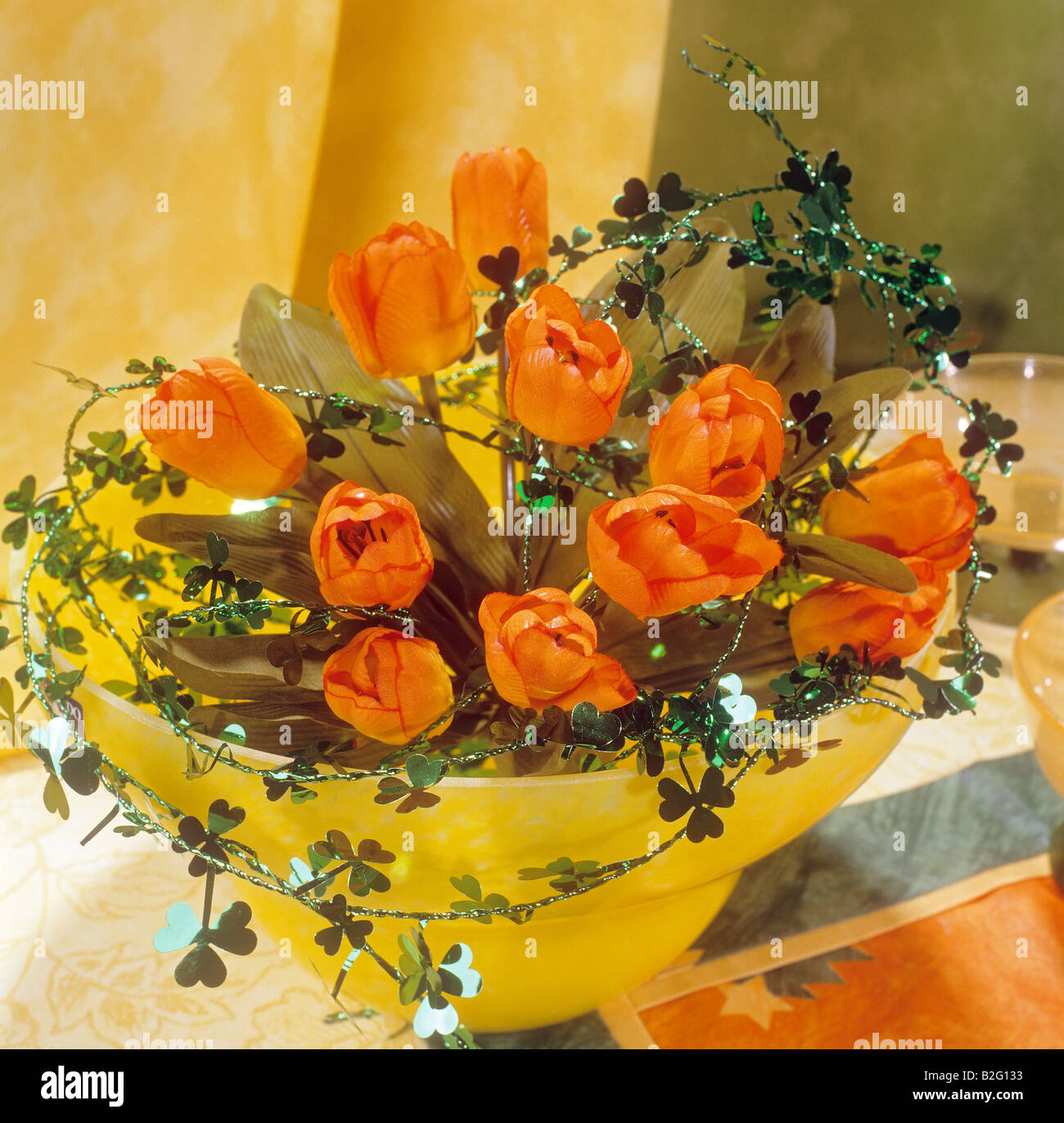 flower arrangement with tulips Stock Photo - Alamy