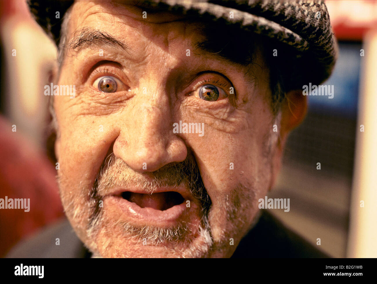 Head toothless old man hi-res stock photography and images - Alamy