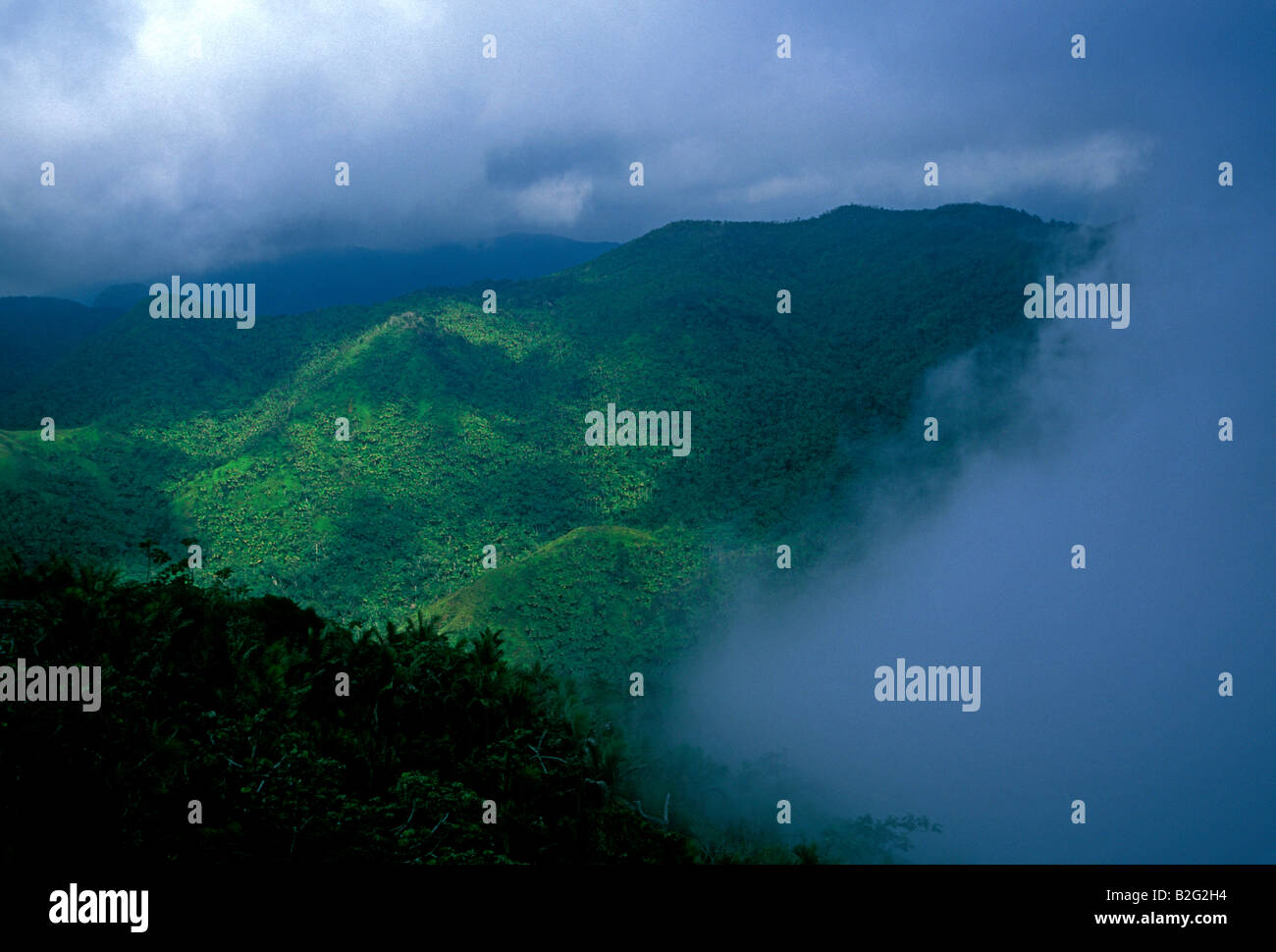 fog, mist, mountains, mountain landscape, Cerro Maravillas, Black Bull ...