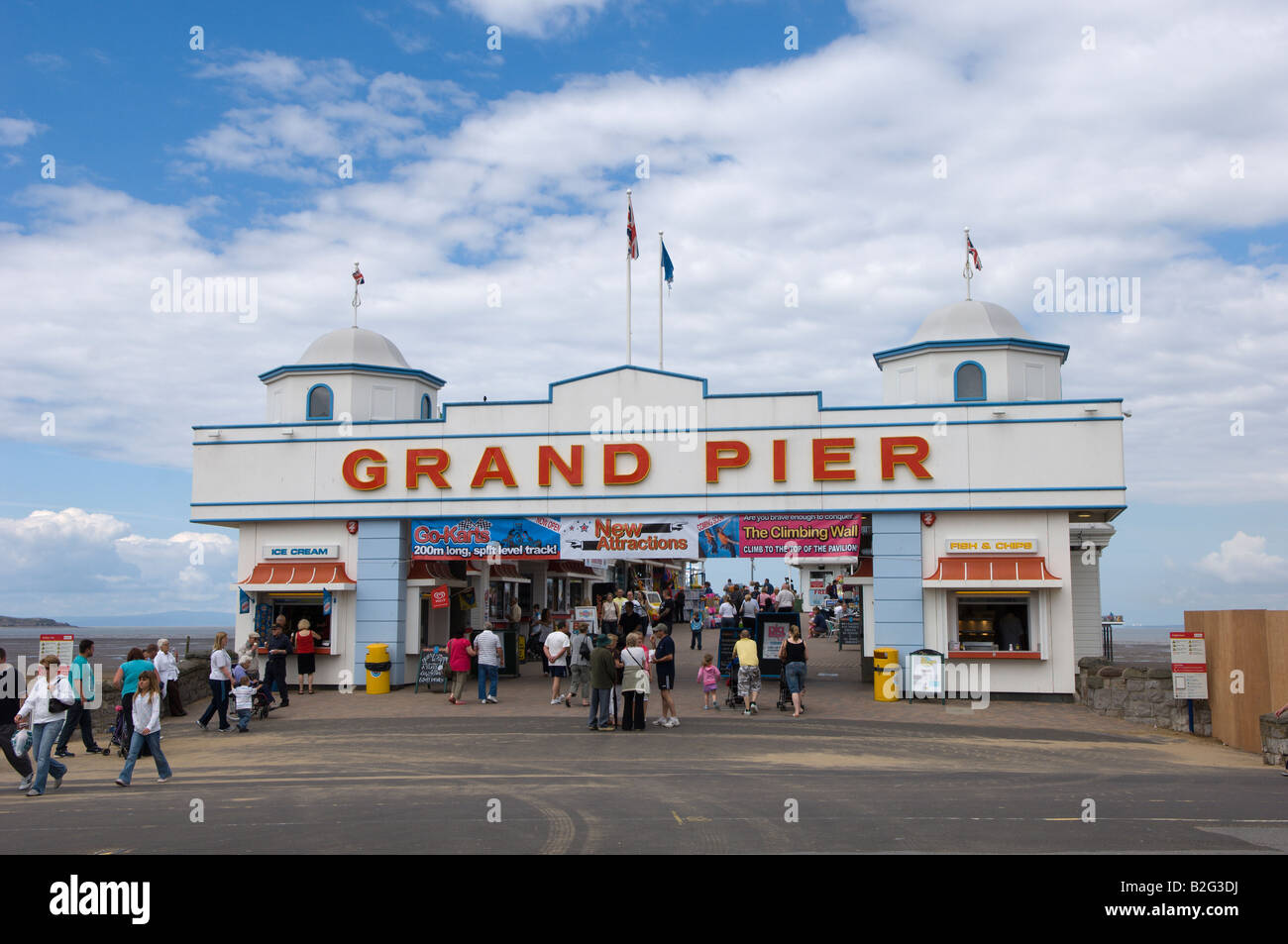 Grand pier weston super mare hi-res stock photography and images - Alamy