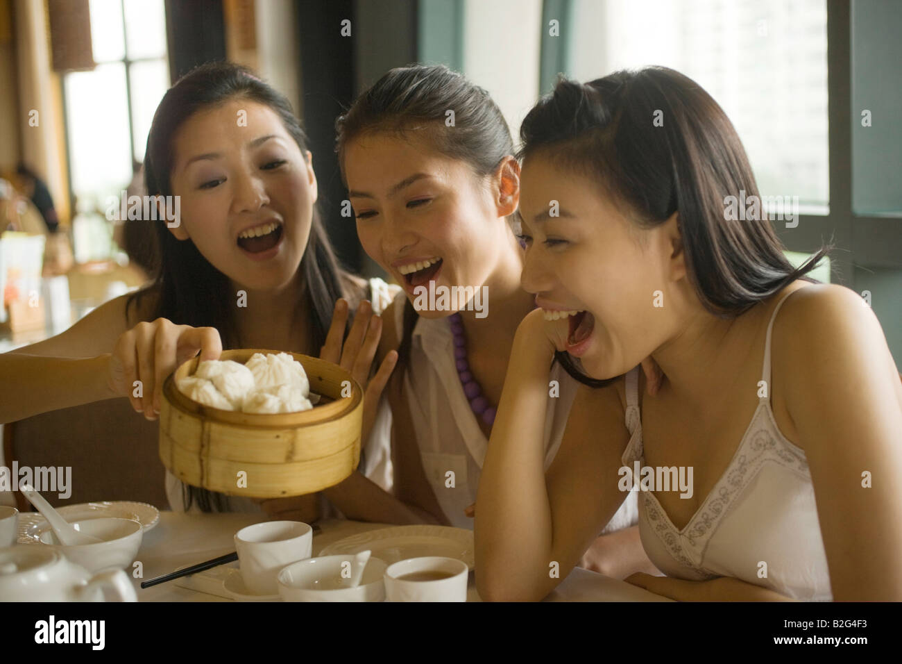 Three color dumpling hi-res stock photography and images - Alamy