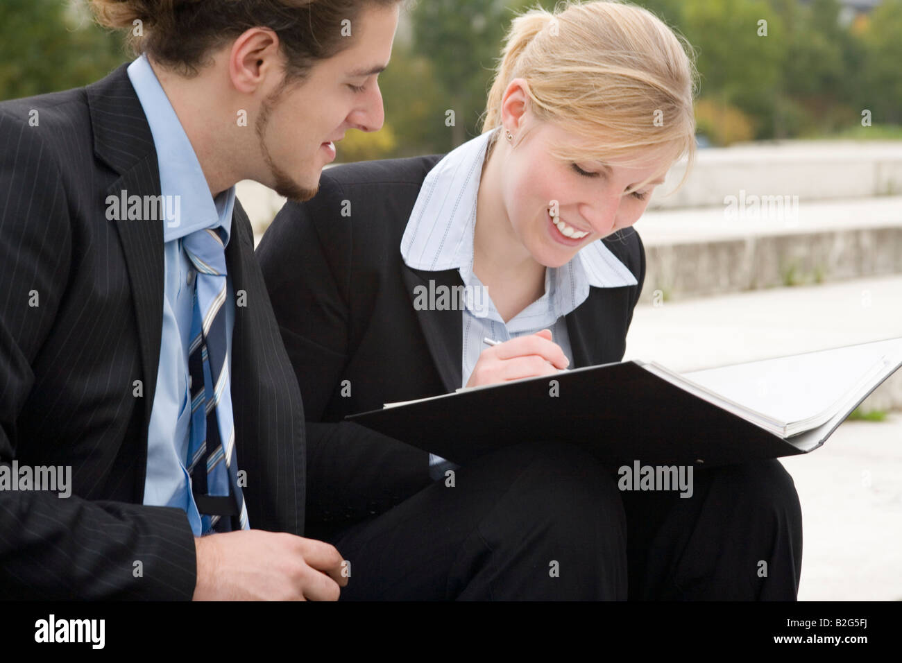 Manager secretary Cut Out Stock Images & Pictures - Alamy