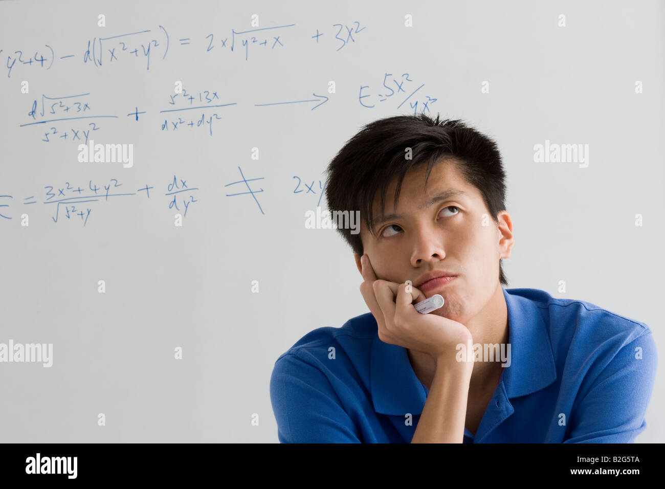 Student asian man whiteboard hi-res stock photography and images - Alamy