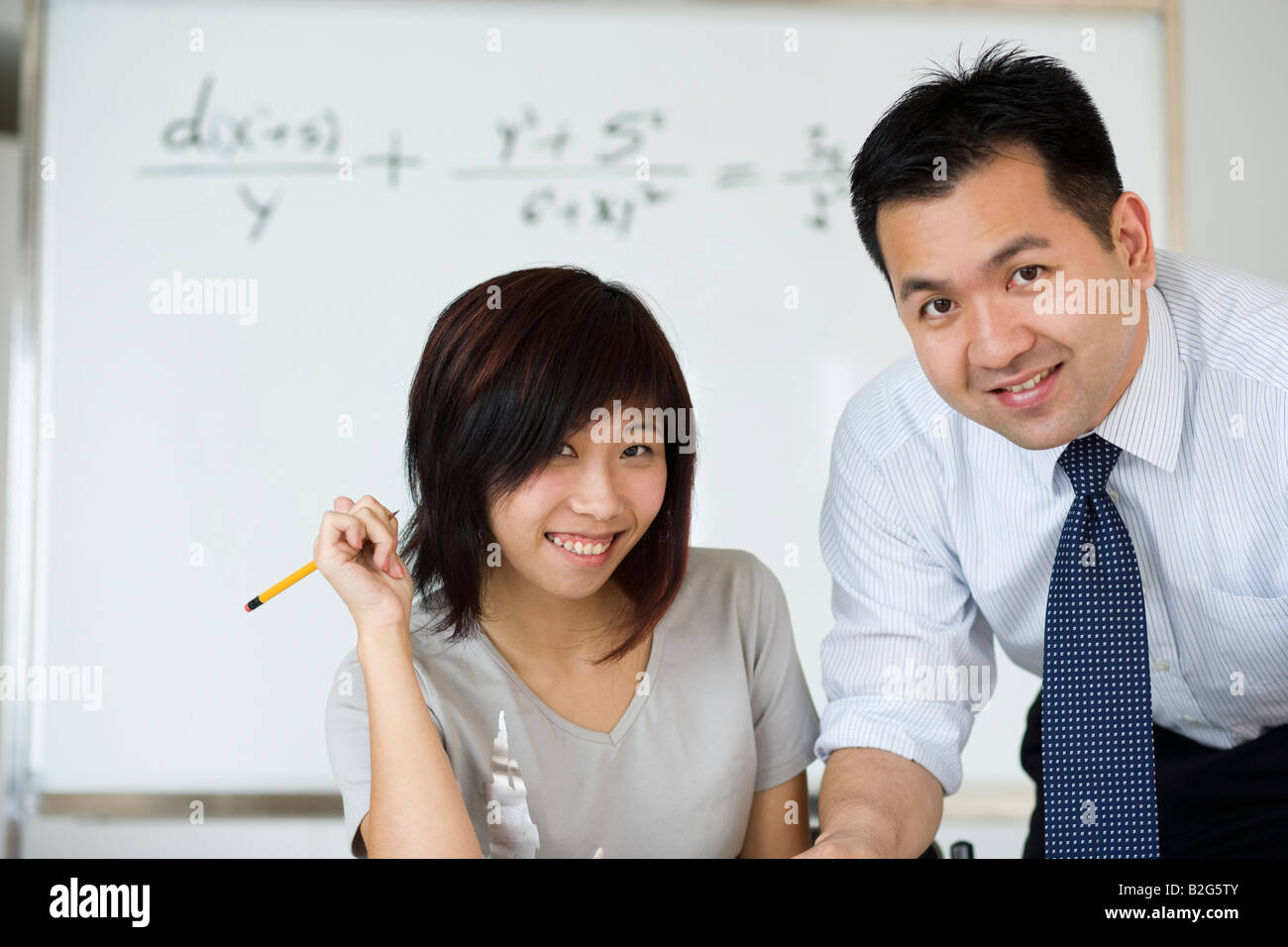 Professor college student up close hi-res stock photography and images ...
