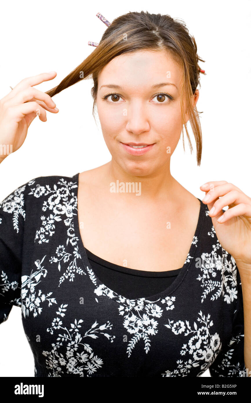 chic fancy stylish trendy fashion model voguish Stock Photo - Alamy