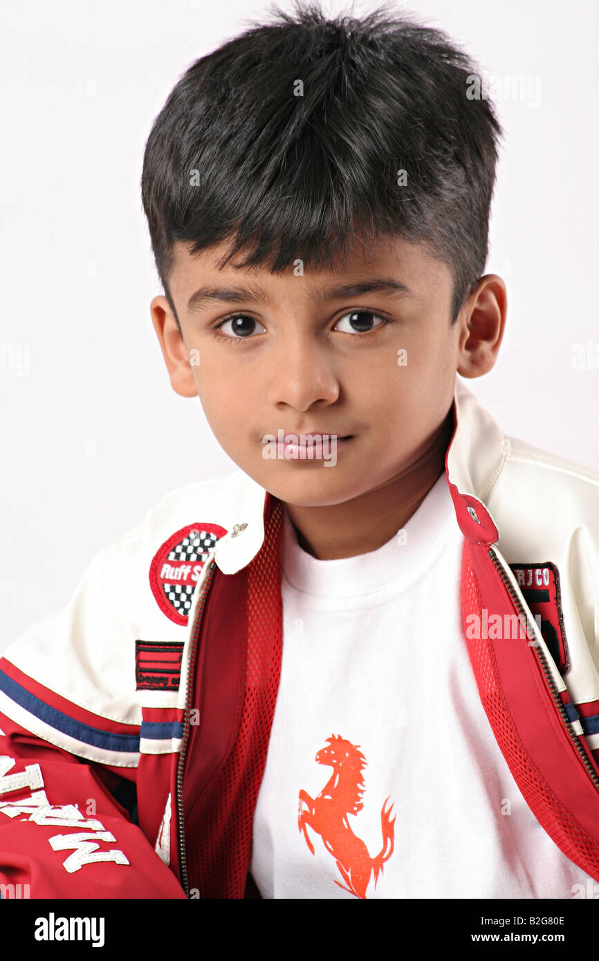 Boy with an innocent look Stock Photo - Alamy