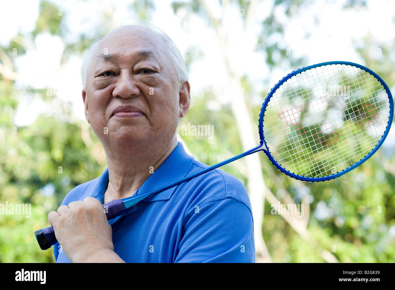 Seniors badminton badminton hi-res stock photography and images - Alamy