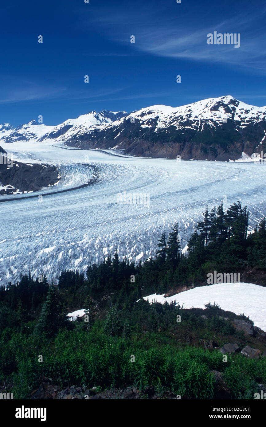 salmon glacier gletscher stewart british columbia canada kanada north ...
