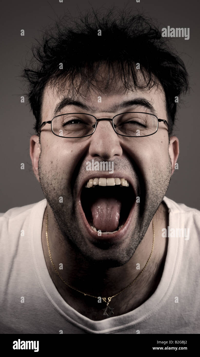 Mad laugh hi-res stock photography and images - Alamy