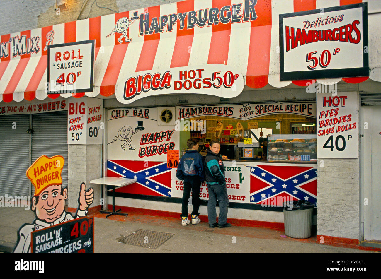 barrow barras market glasgow 1990 Stock Photo - Alamy