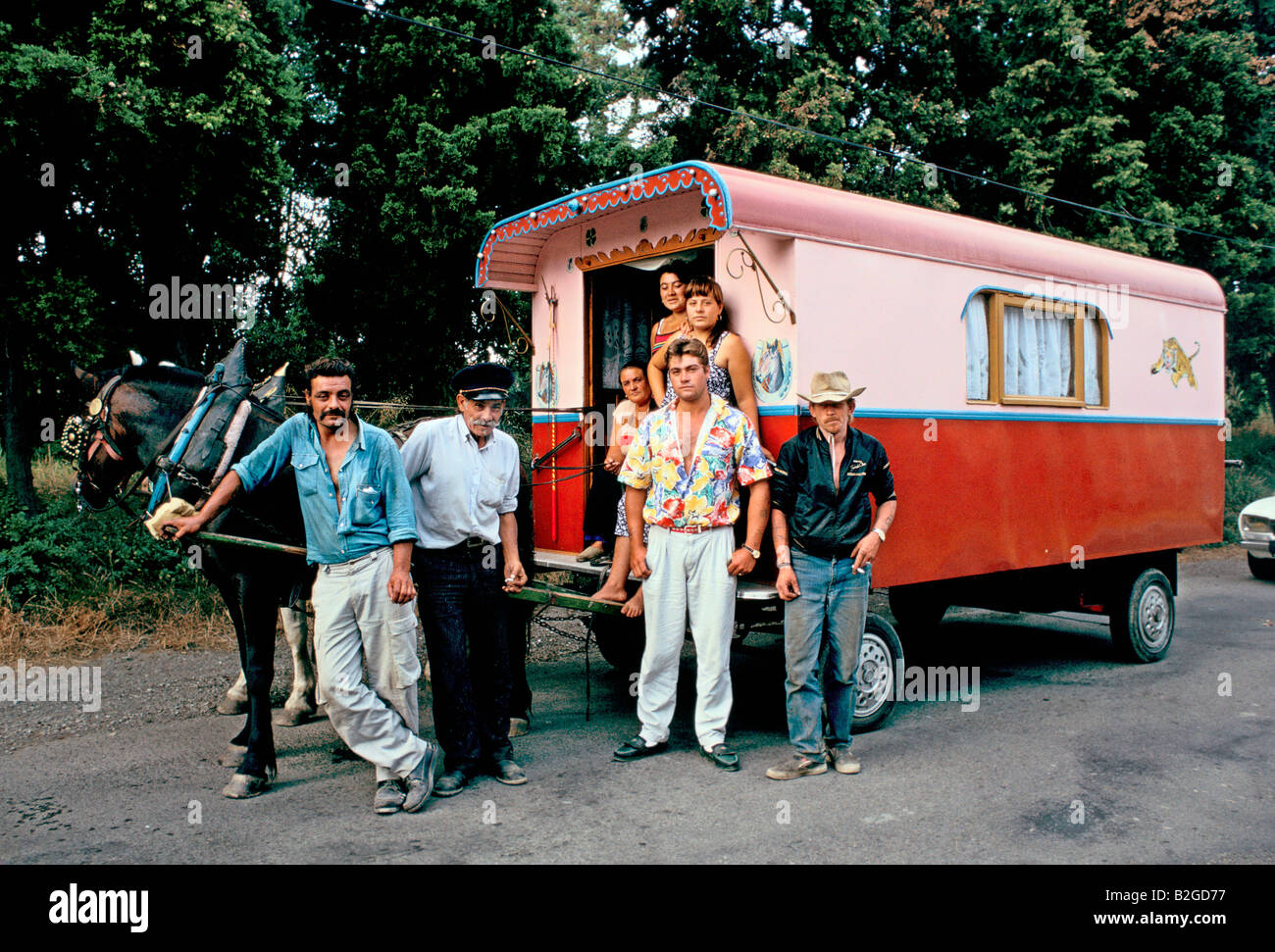 GYPSIES IN FRANCE Stock Photo - Alamy