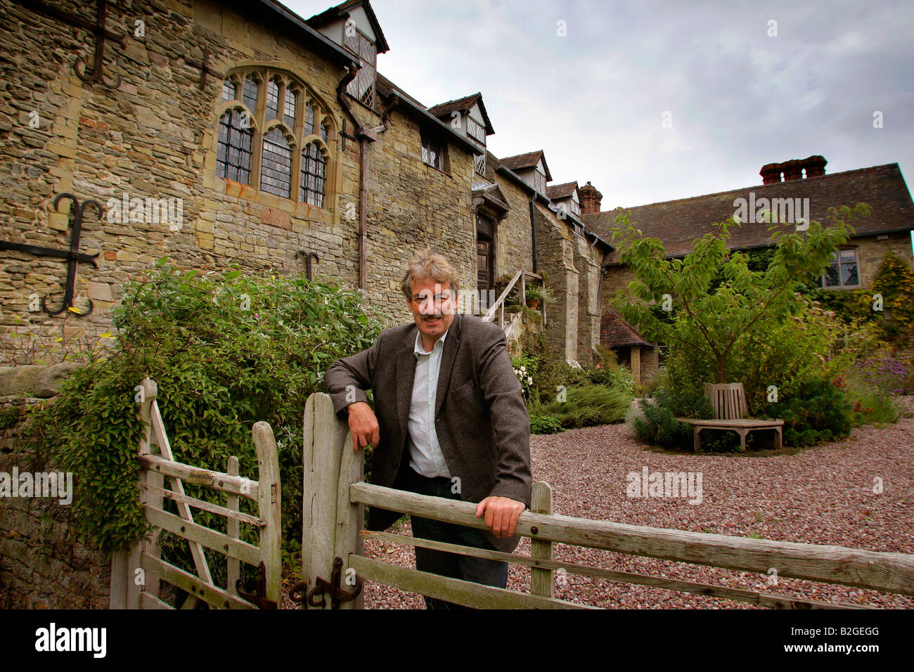 Actor John Challis at his home in Herefordshire Stock Photo - Alamy