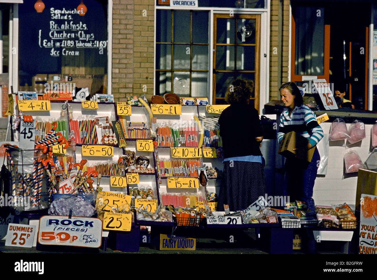 a shop selling blackpool rock Stock Photo - Alamy