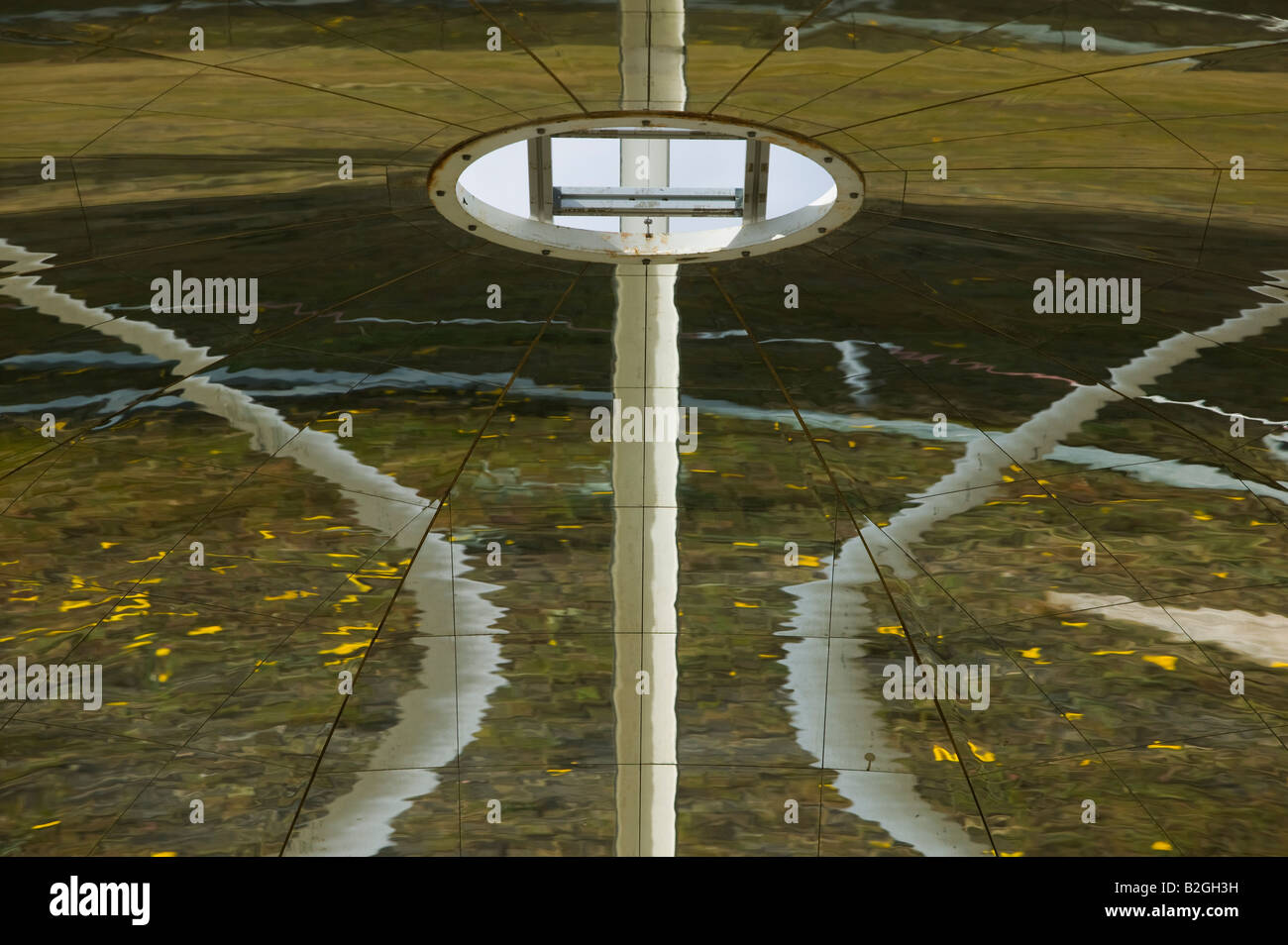 Detail of micro solar generator dish, Plataforma Solar de Almaria ...