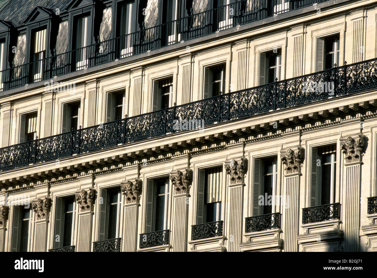 Front Apartment Building Paris High Resolution Stock Photography and ...