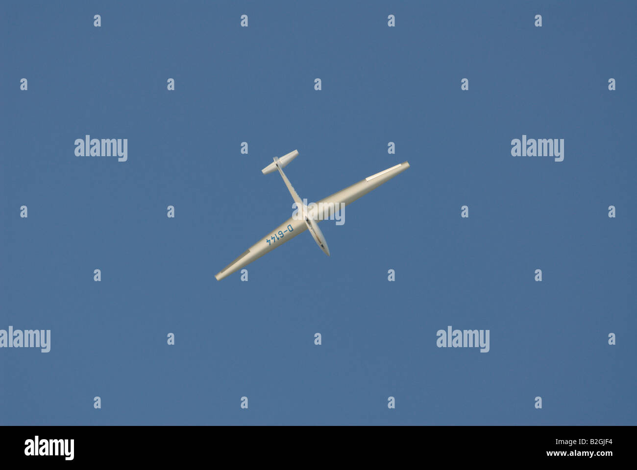 looping glider sailplane airplane flight festival Stock Photo - Alamy