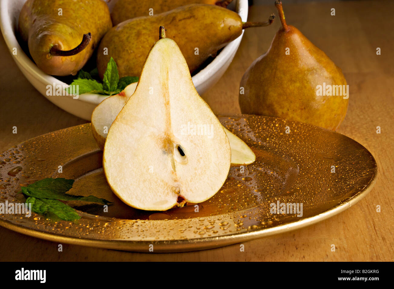 STILL LIFE WITH PEARS Stock Photo - Alamy