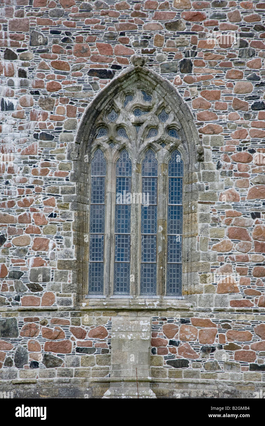 Abbey window Iona Stock Photo - Alamy