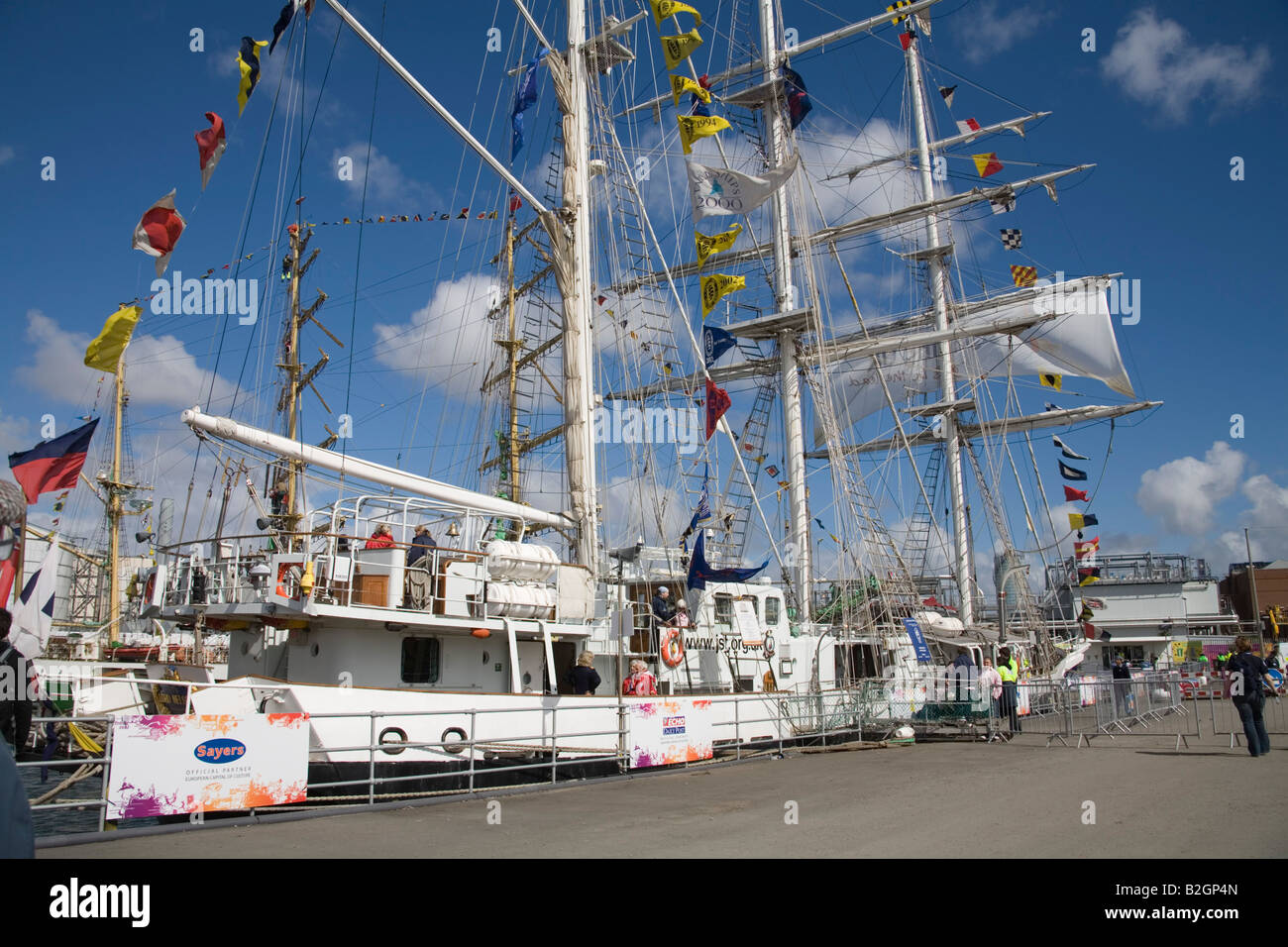 Liverpool Merseyside England July The Lord Nelson owned by Jubilee ...