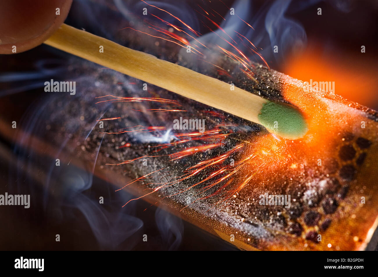 Igniting match hi-res stock photography and images - Alamy
