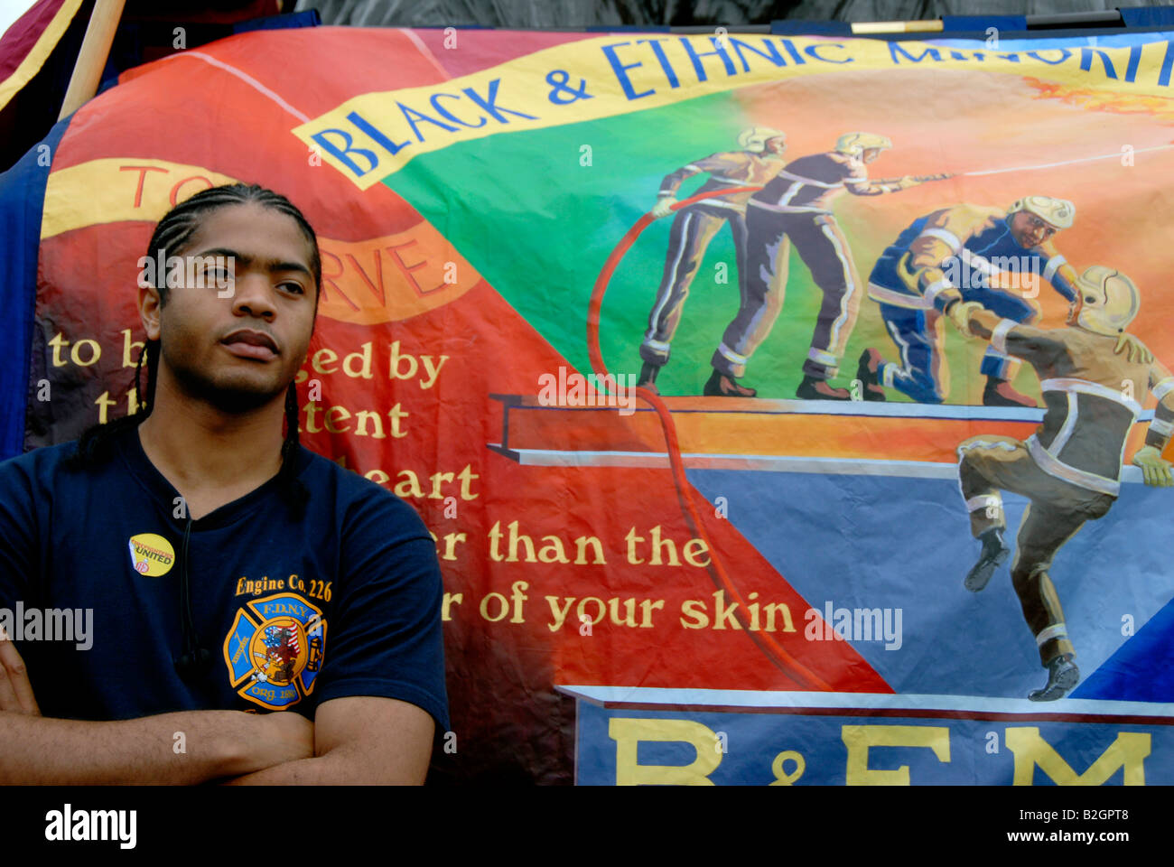 National anti fascist BNP march through London 21 June 2008 Stock Photo ...