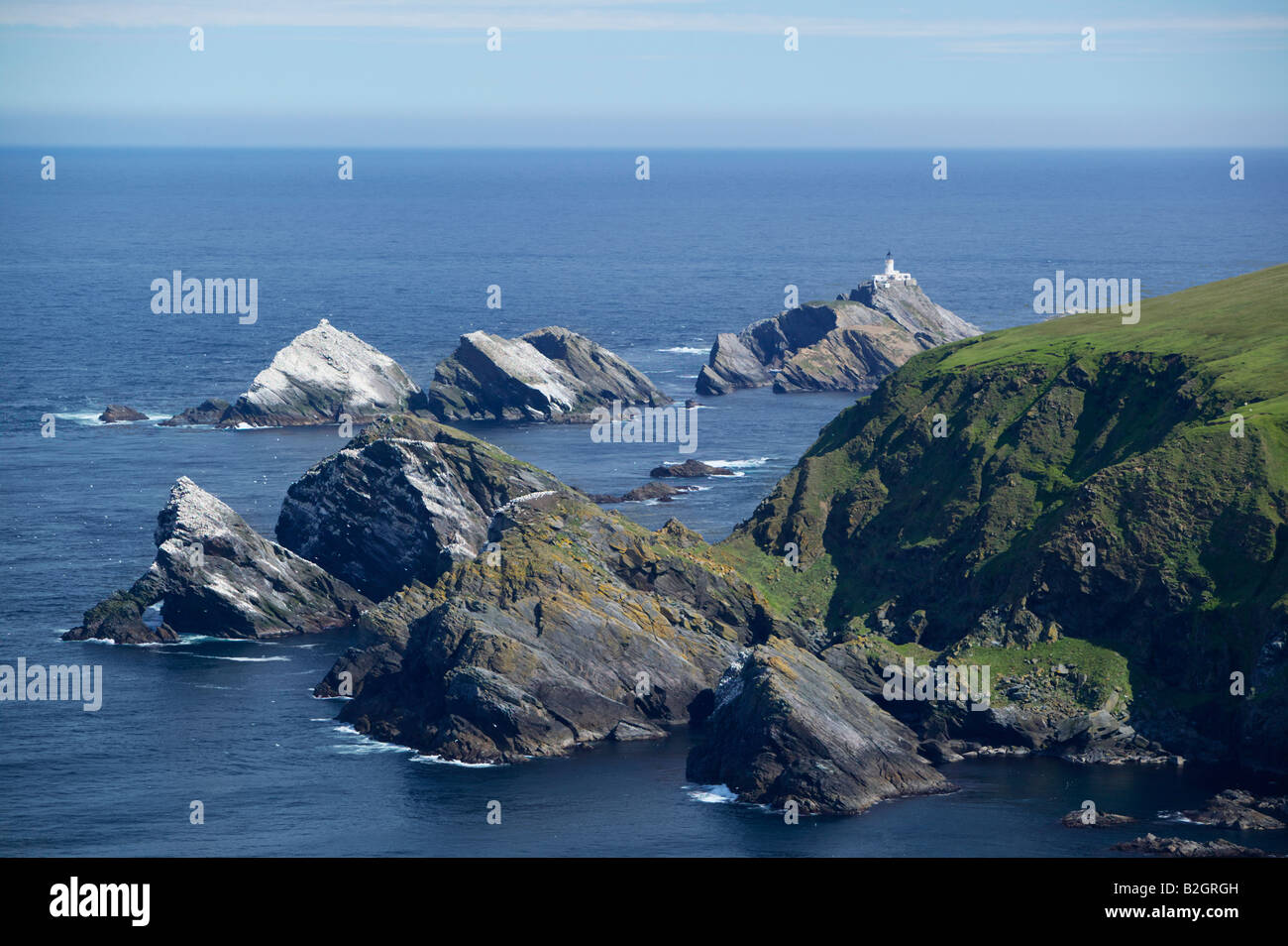 Muckle flugga lighthouse hi-res stock photography and images - Alamy
