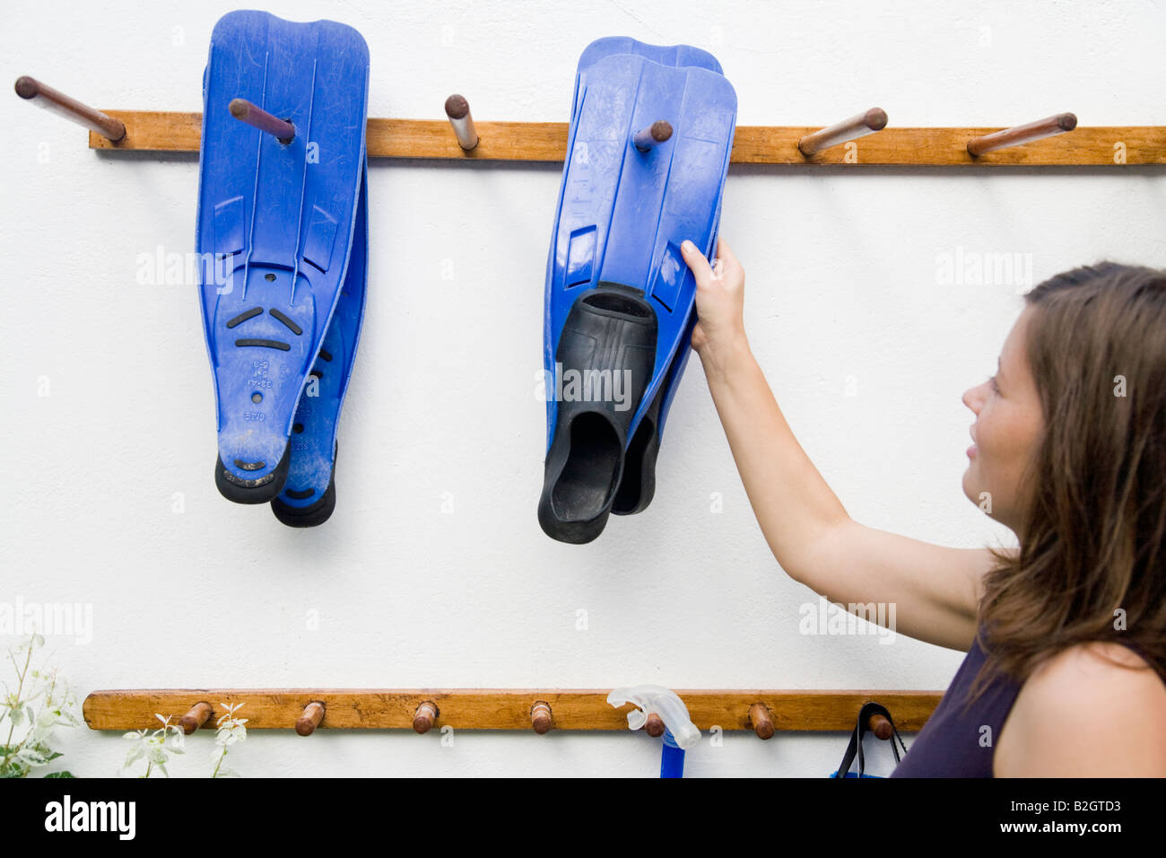 Flippers cut out hi-res stock photography and images - Alamy