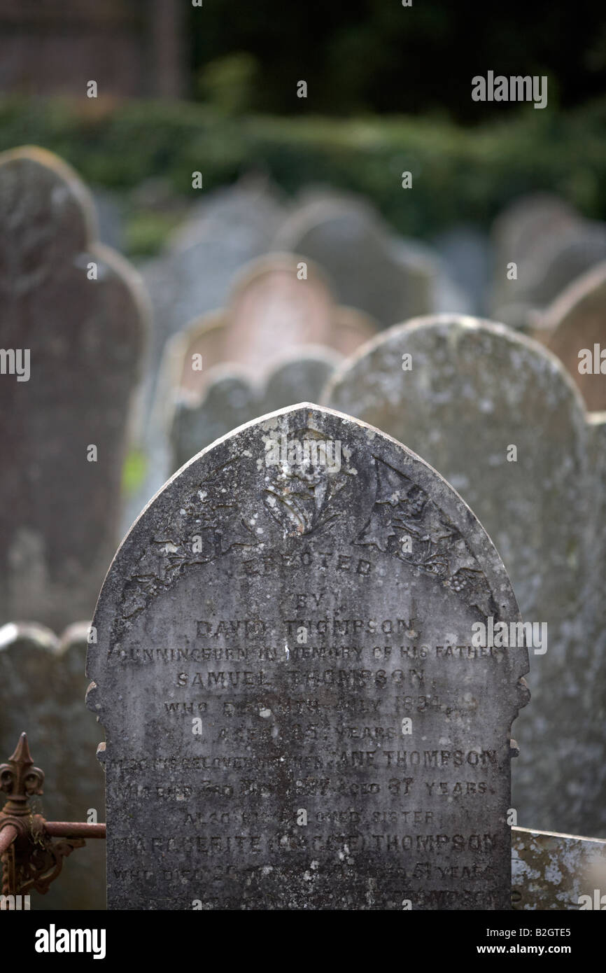 Greyabbey graveyard hi-res stock photography and images - Alamy
