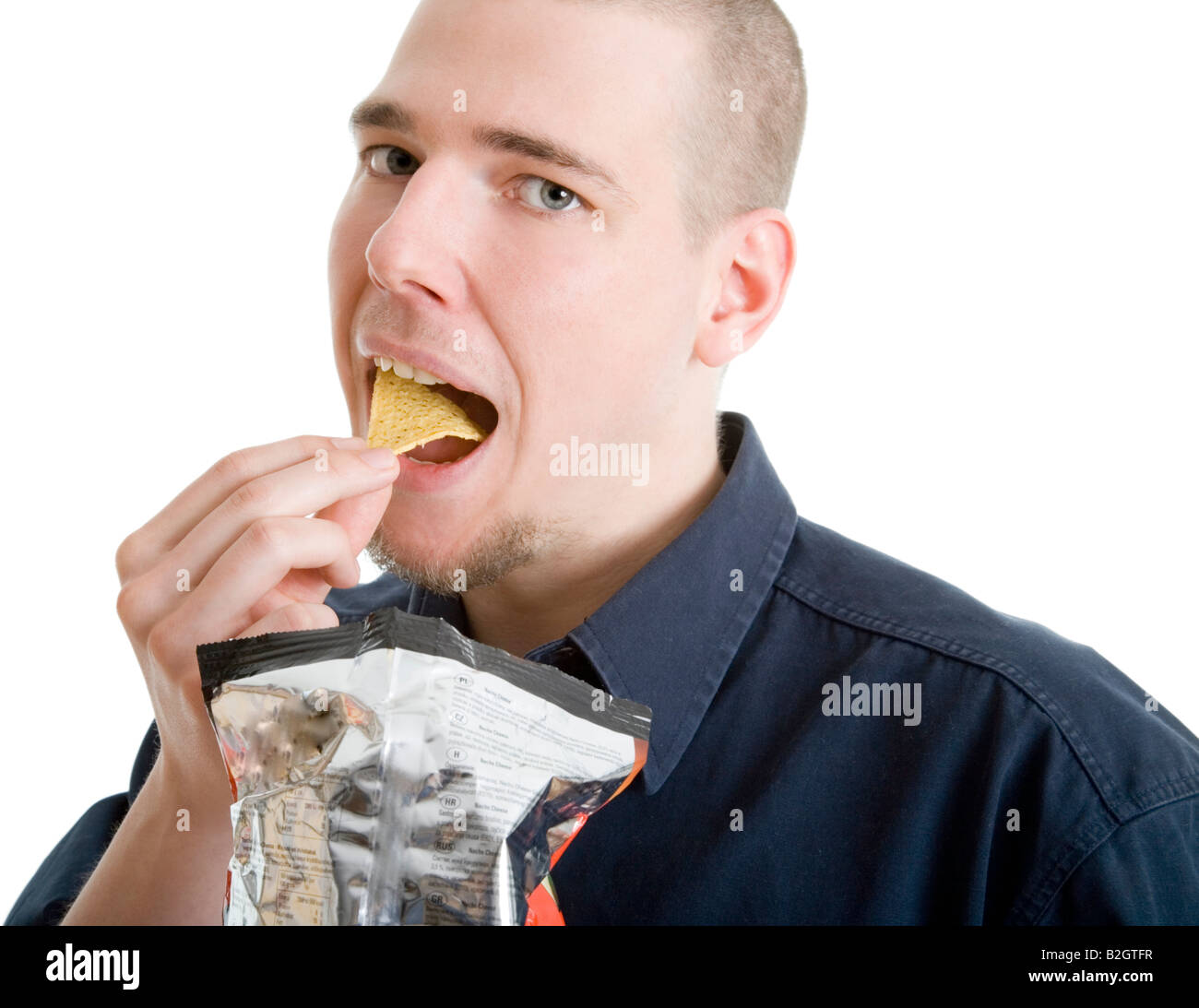 portrait cheese eating food feeding nurture people Stock Photo - Alamy