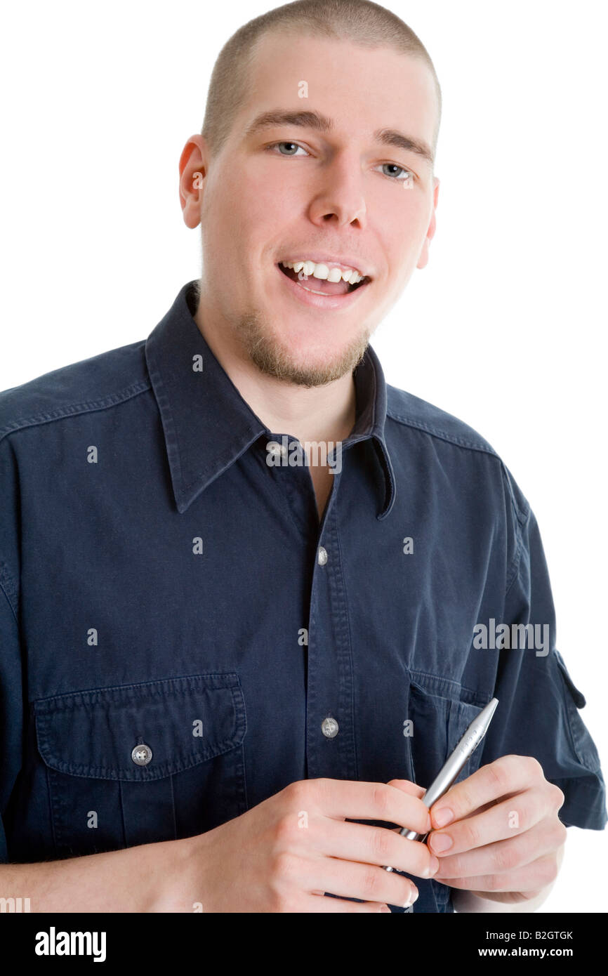 student college young guy man portrait Stock Photo - Alamy