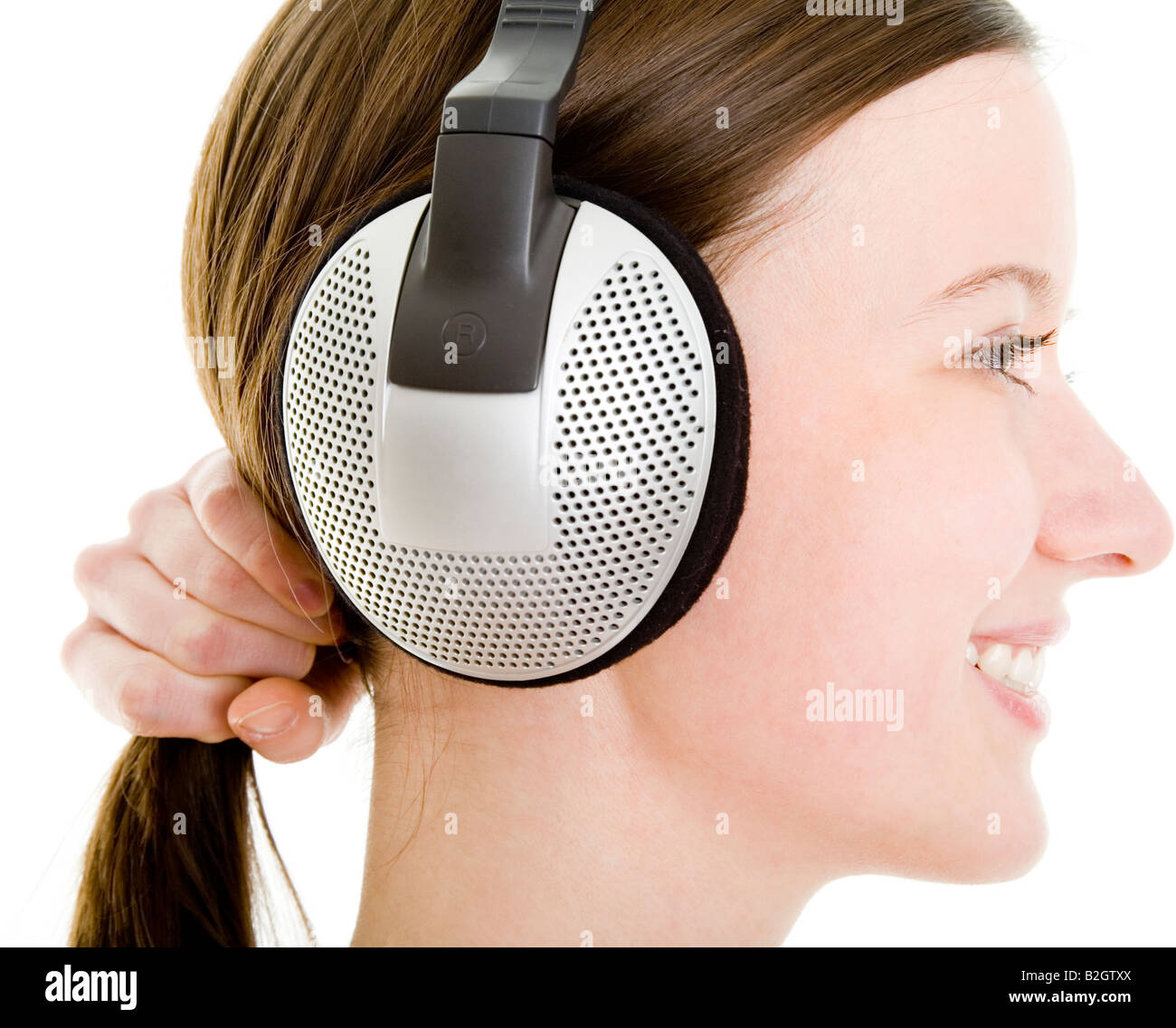 Headphone audio music listen graphic hi-res stock photography and ...