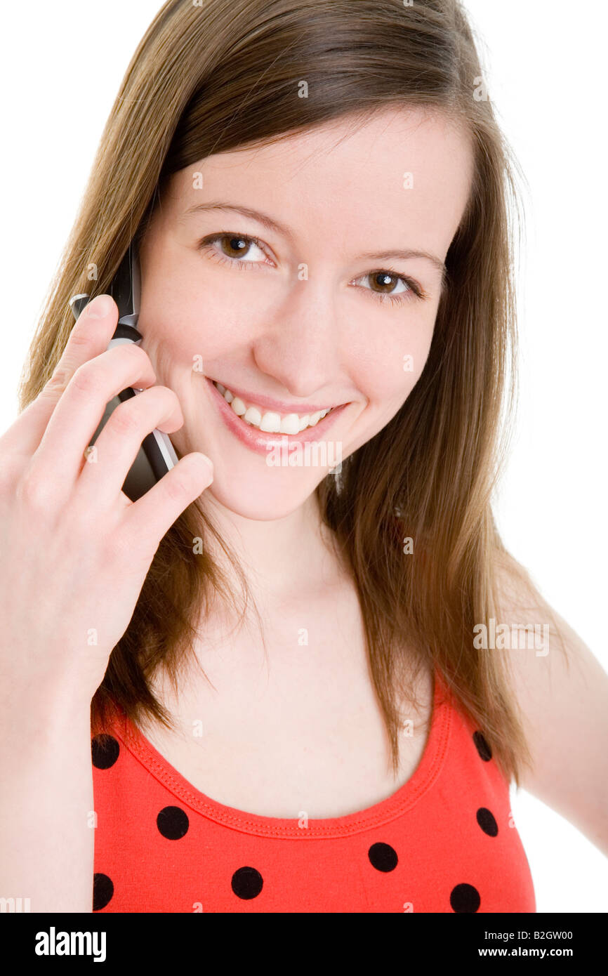 Woman calling out hi-res stock photography and images - Alamy