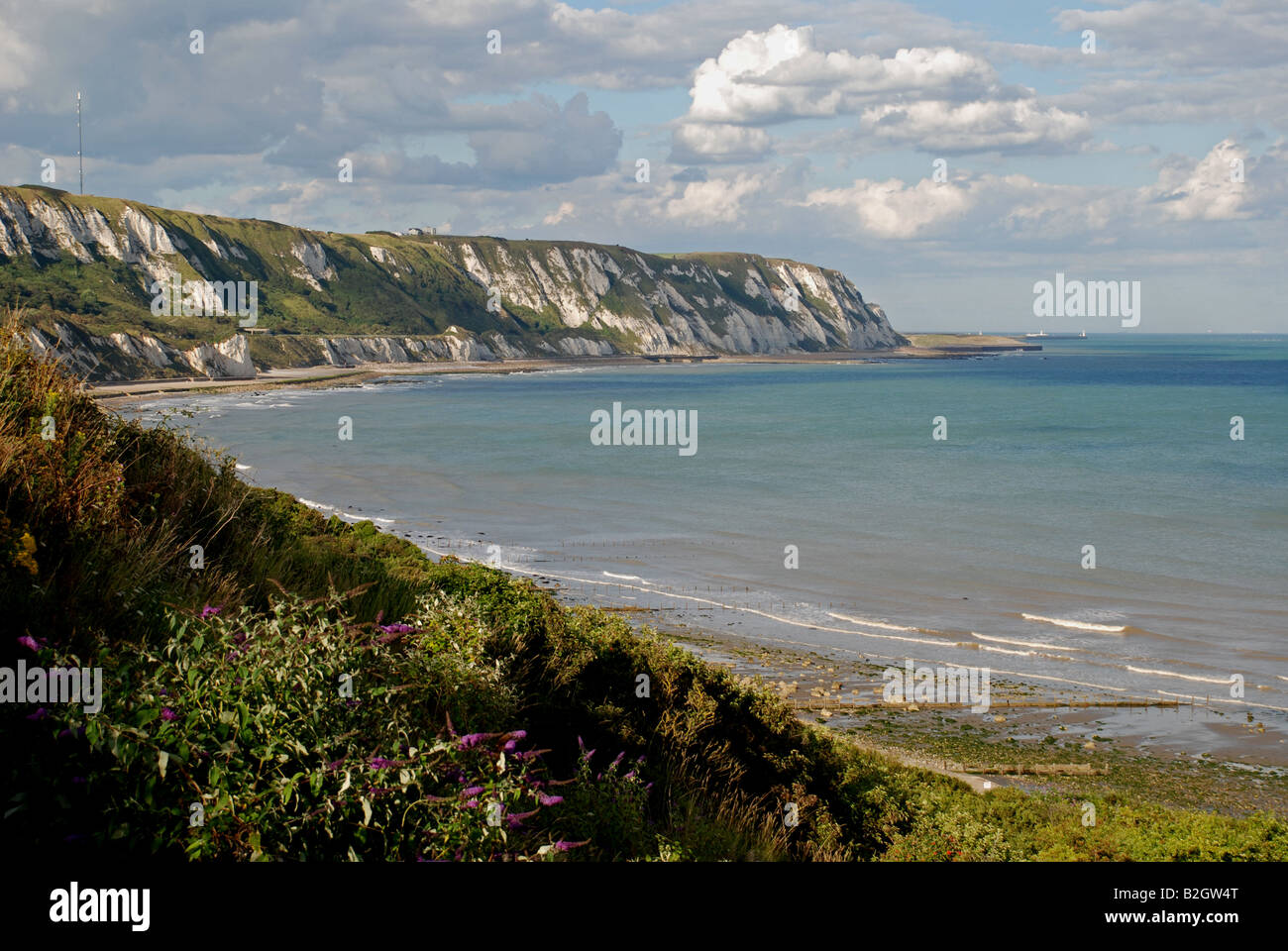 Folkestone Cliffs, UK Stock Photo - Alamy