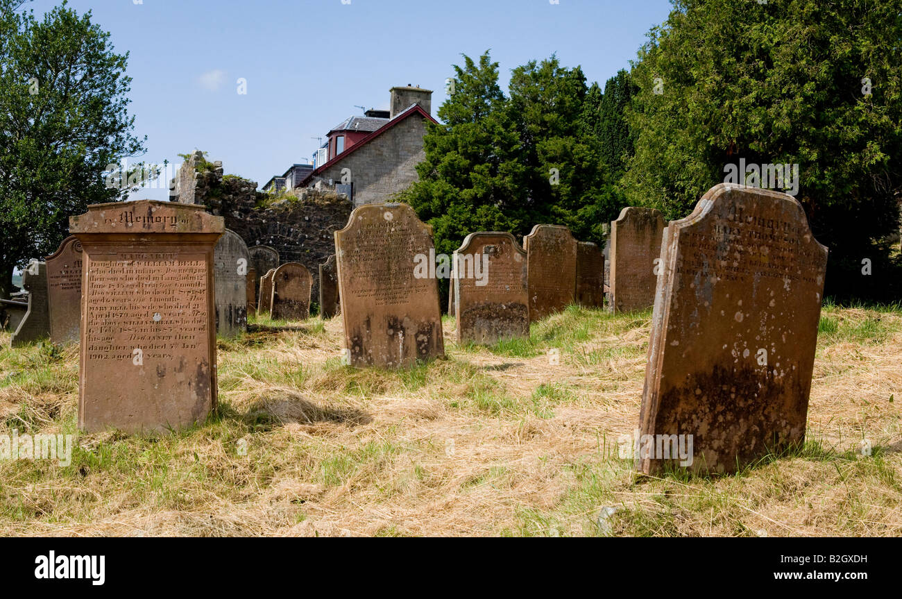 Ancient Graveyard Langholm Scotland UK Stock Photo - Alamy