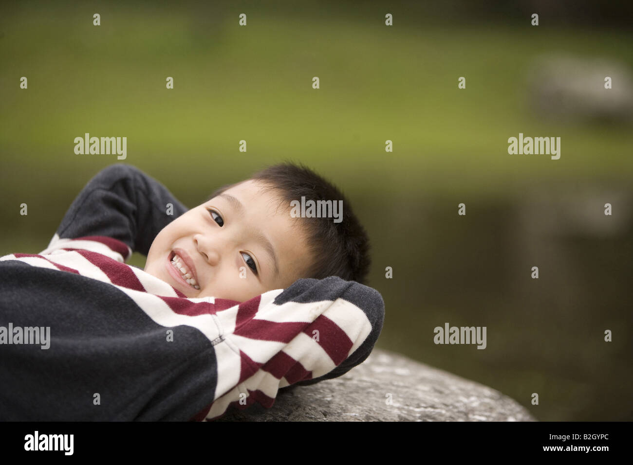 Asian boy side profile hi-res stock photography and images - Alamy