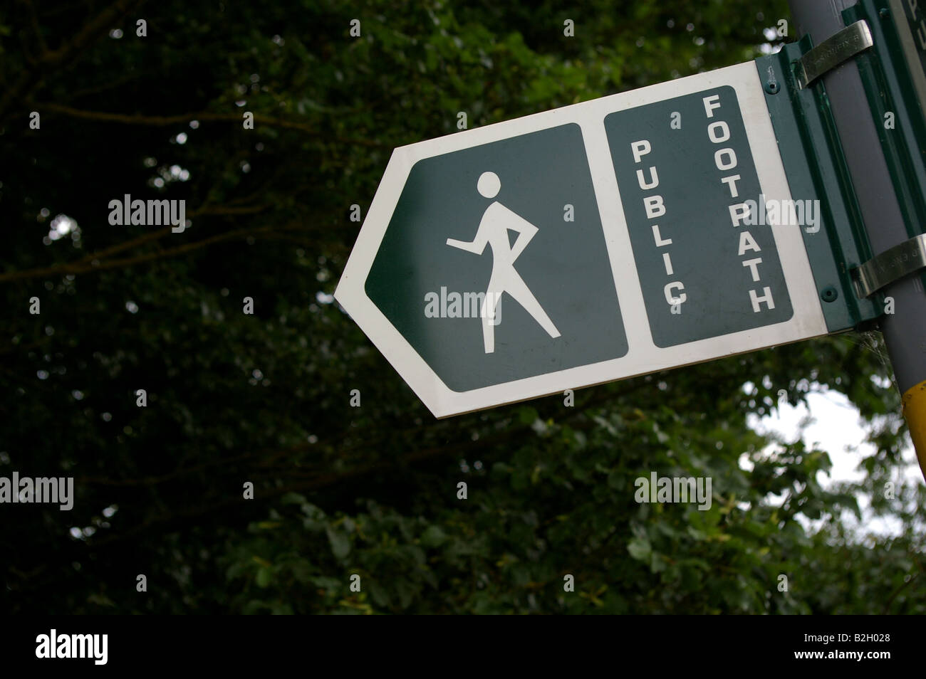 Public Footpath sign Stock Photo - Alamy