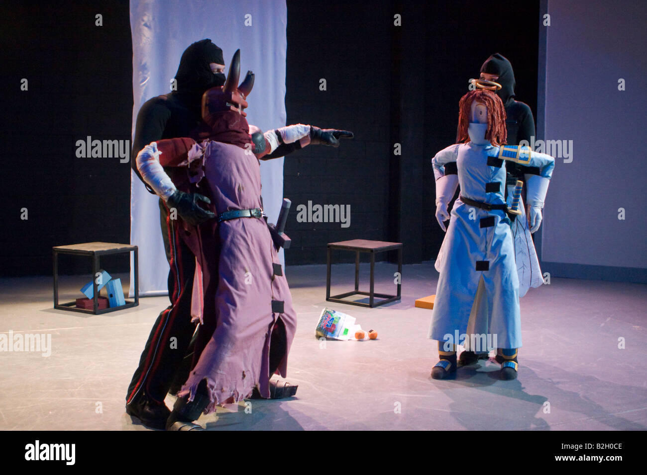 Dress rehearsal for a theatre production Stock Photo - Alamy