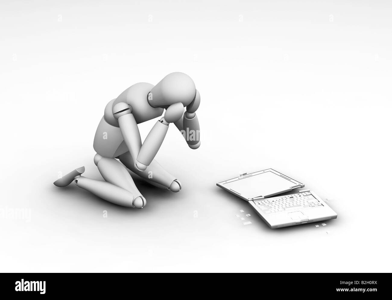 Broken technology computer hi-res stock photography and images - Alamy