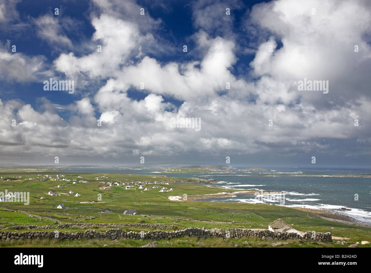 Donegal coast from Foreland Heights Ireland Stock Photo - Alamy