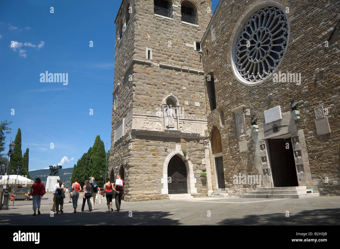 San Giusto Cathedral Trieste Italy Europe Stock Photo - Alamy