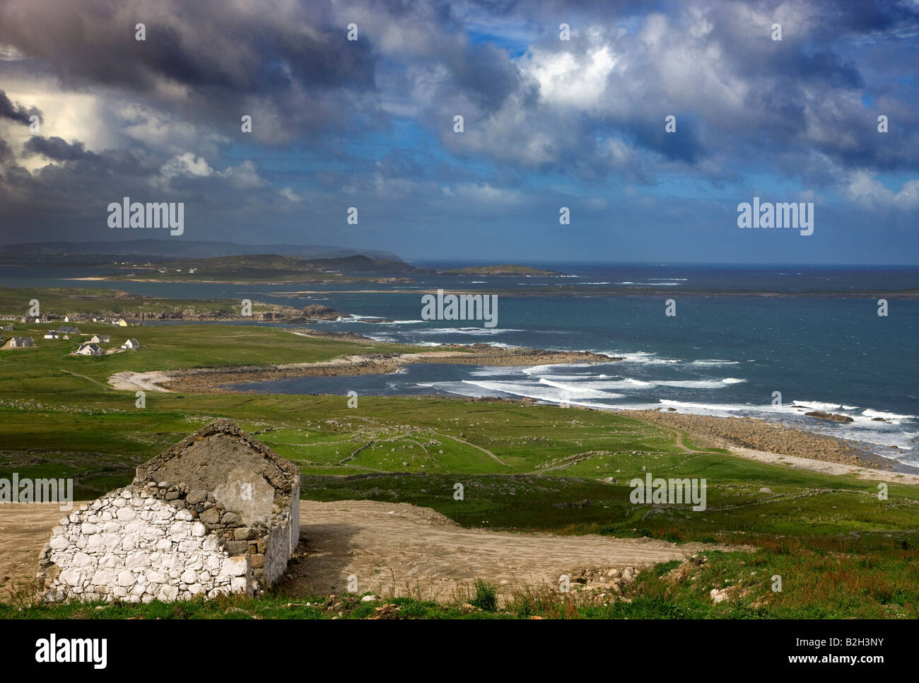 Donegal coast from Foreland Heights Ireland Stock Photo - Alamy