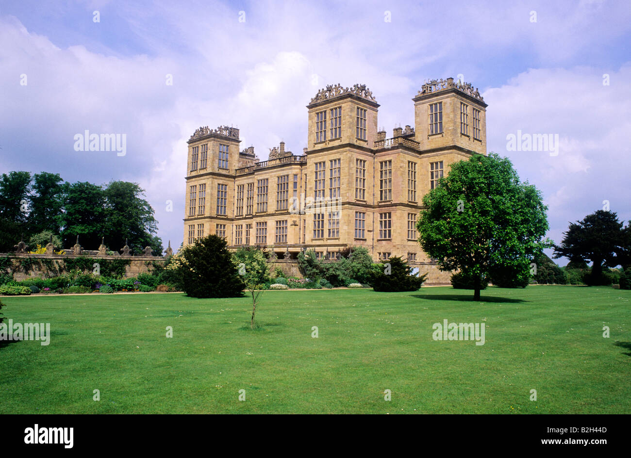Hardwick Hall Derbyshire Elizabethan mansion Tudor 16th century English ...