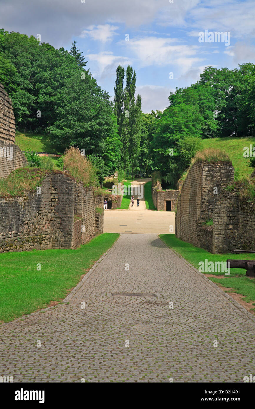 Roman amphitheatre, Trier, Germany Stock Photo - Alamy