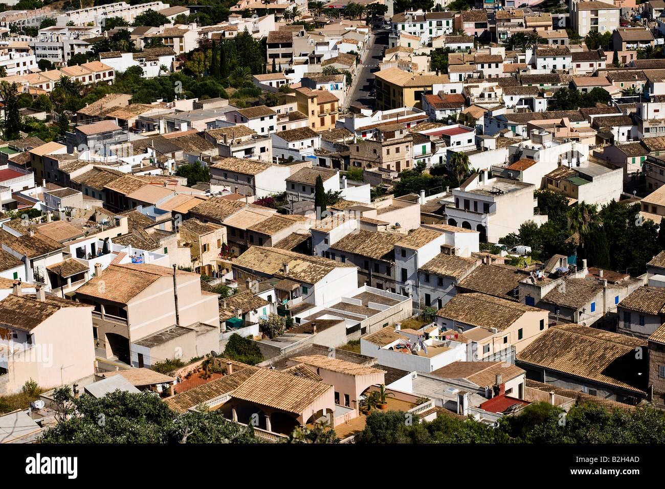 Birds eye view capdepera hi-res stock photography and images - Alamy