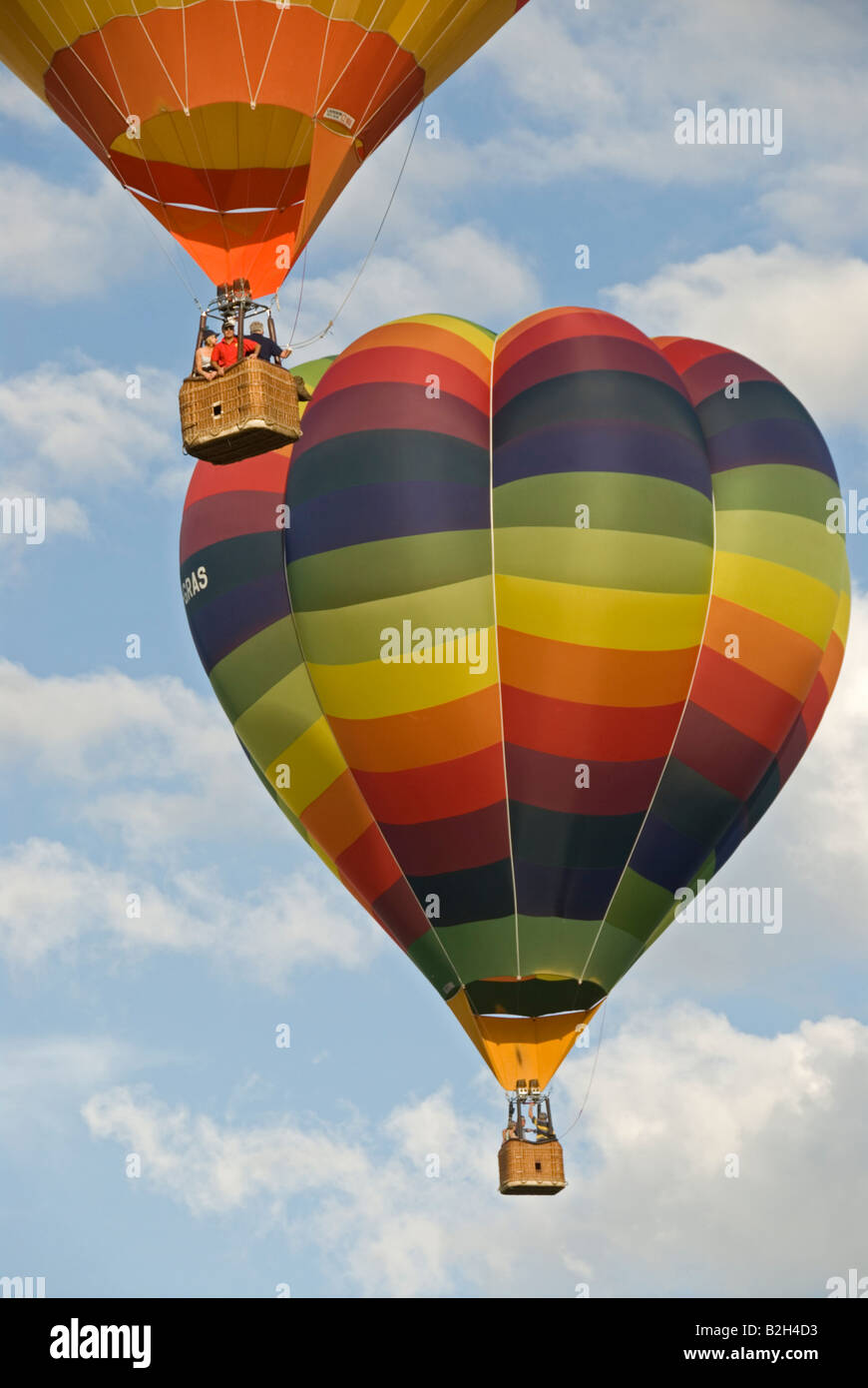 Rising hot air balloons hi-res stock photography and images - Alamy