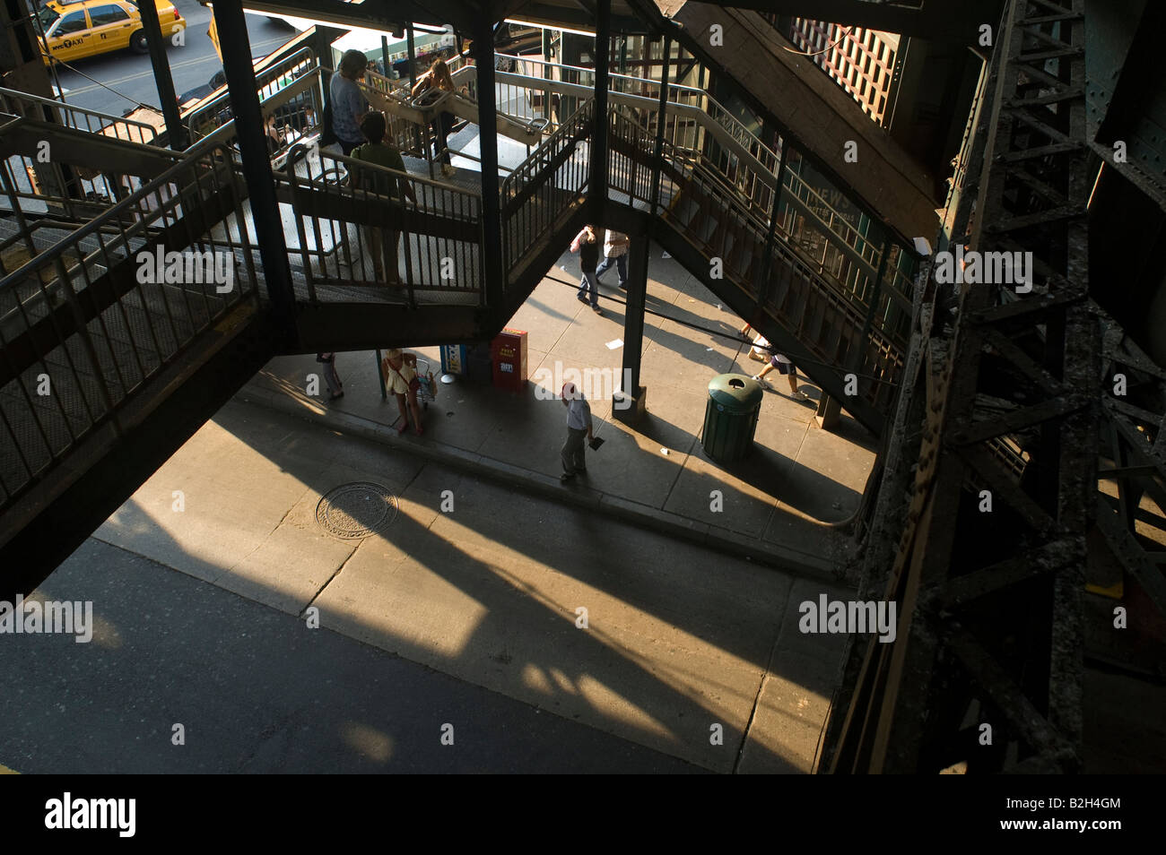 Flushing line elevated 61 Street Woodside station in the Borough of ...