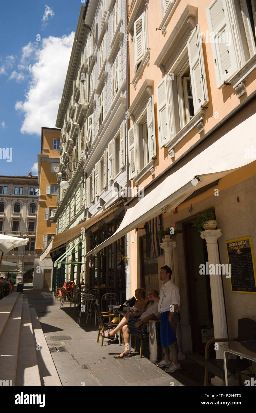 Trieste street cafe hi-res stock photography and images - Alamy